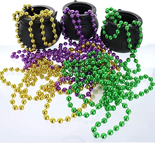 GIFTEXPRESS 24-Pack Mini Cauldron Kettles Novelty Candy Kettles for St Patrick Decoration, Pot of Gold Cauldron, Halloween Black Cauldrons Candy Holder, Witches Cauldron, Cauldron Pot Party Favors