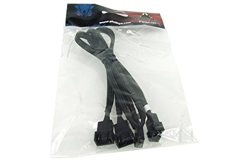 Phobya 3-Way PWM Splitter Cable (Power 3 PWM Fans from a Single Connection!)