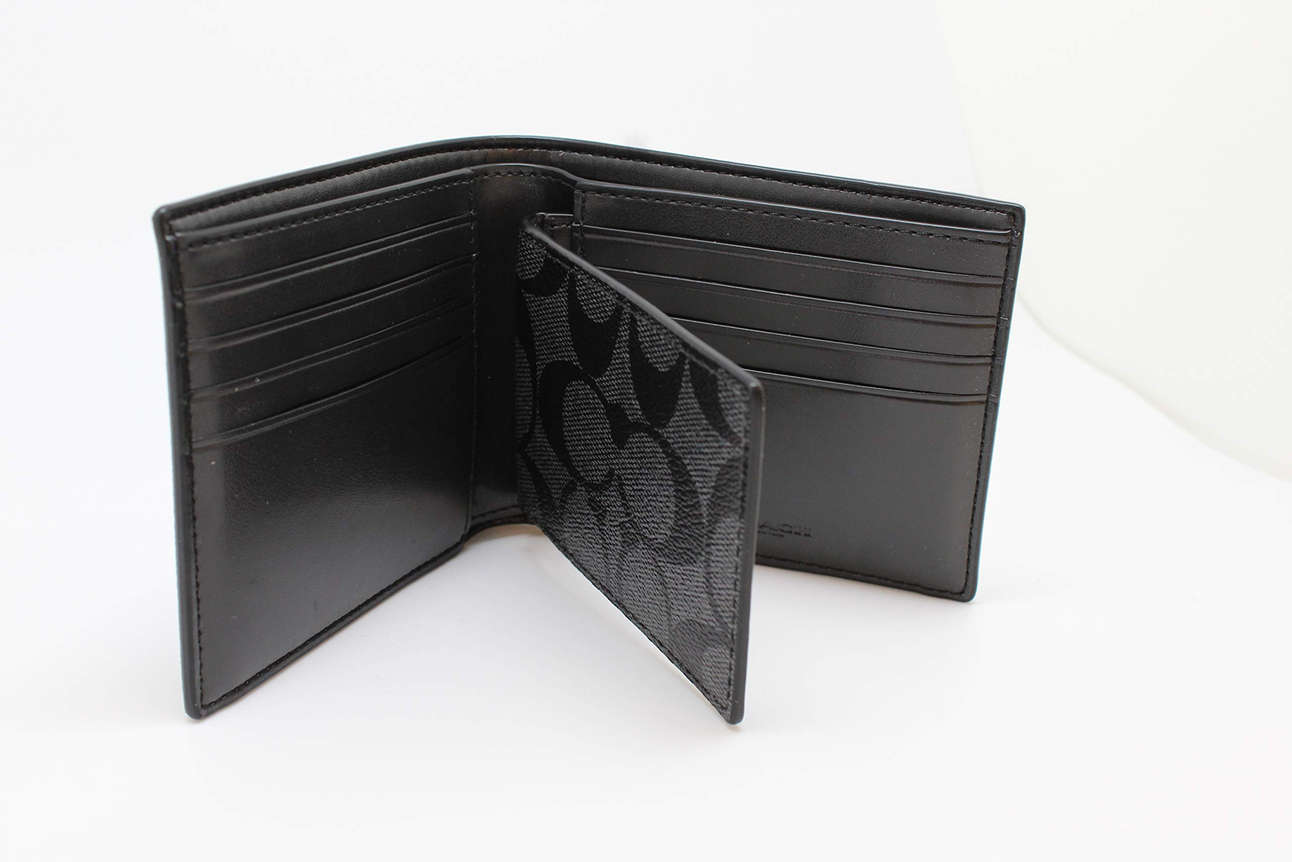 Coach Men's PVC Short Wallet (black CQBK)