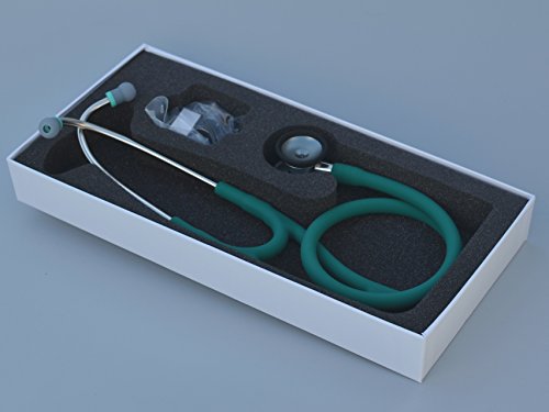 Kila Scopes Bell Stethoscope - Professional Dual Head Bell Cardiology & Diagnostic Stethoscope for Doctors and Nurses - with Accessories K771 Green