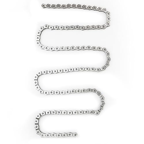 MAKELEN Half Link BMX Bike Chain 1/2 x 1/8 inch Professional BMX Chain 5000 Pond Tensile Force 1 Speed 100 Links