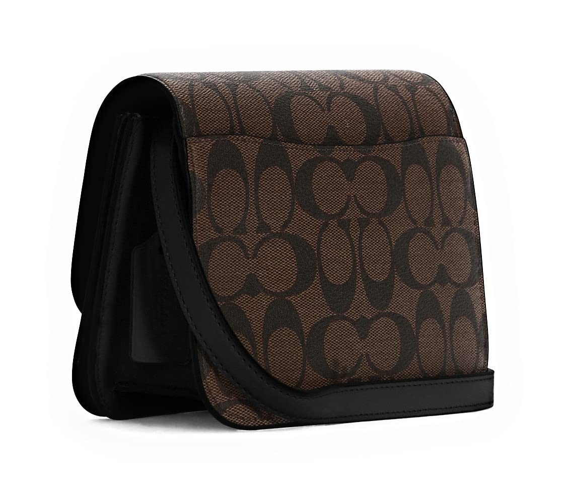 Coach Womens Mini Brynn Crossbody In Leather (IM/Brown/Black)
