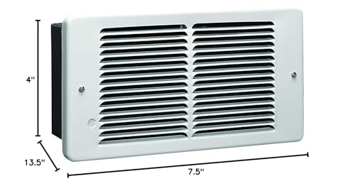 KING PAW2422-W PAW Pic-A-Watt Electric Wall Heater, 2250W / 240V, White