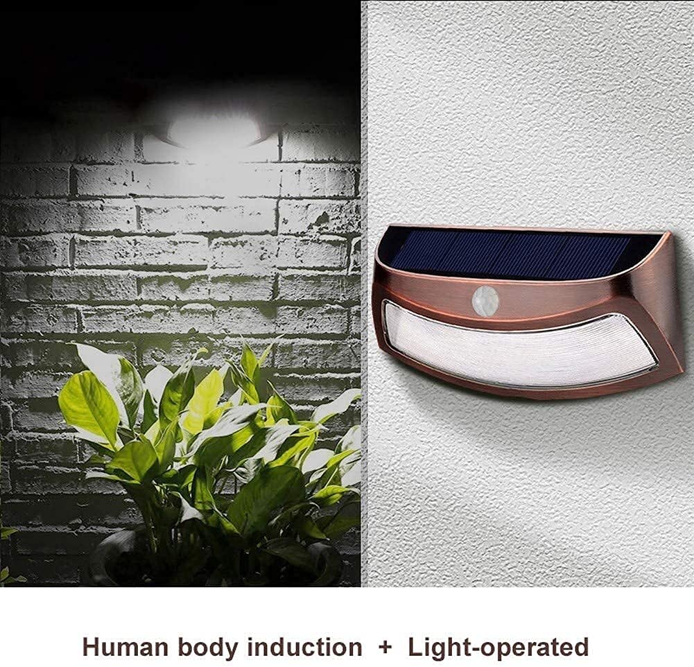 Solar Lights Outdoor Solar Wall Light Home Outdoor Garden Retro Decorative Wall Waterproof Solar Wall Lamp Solar Motion Sensor Lights Wide Angle Security for Patio, Fence, Yard, Garden, Garage, Stairw