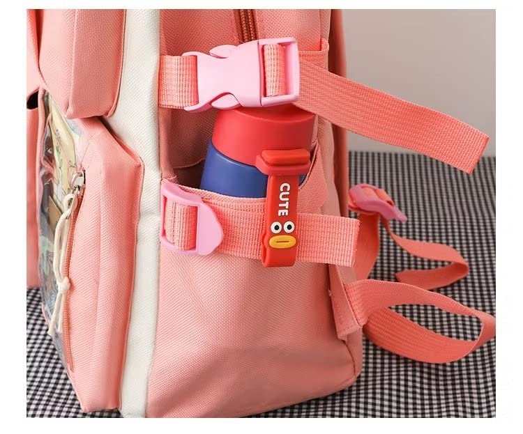 Kawaii Backpack Pins Accessorie 4Pcs Set Cute Kawaii Rucksack for School Bag Cute Aesthetic Backpack