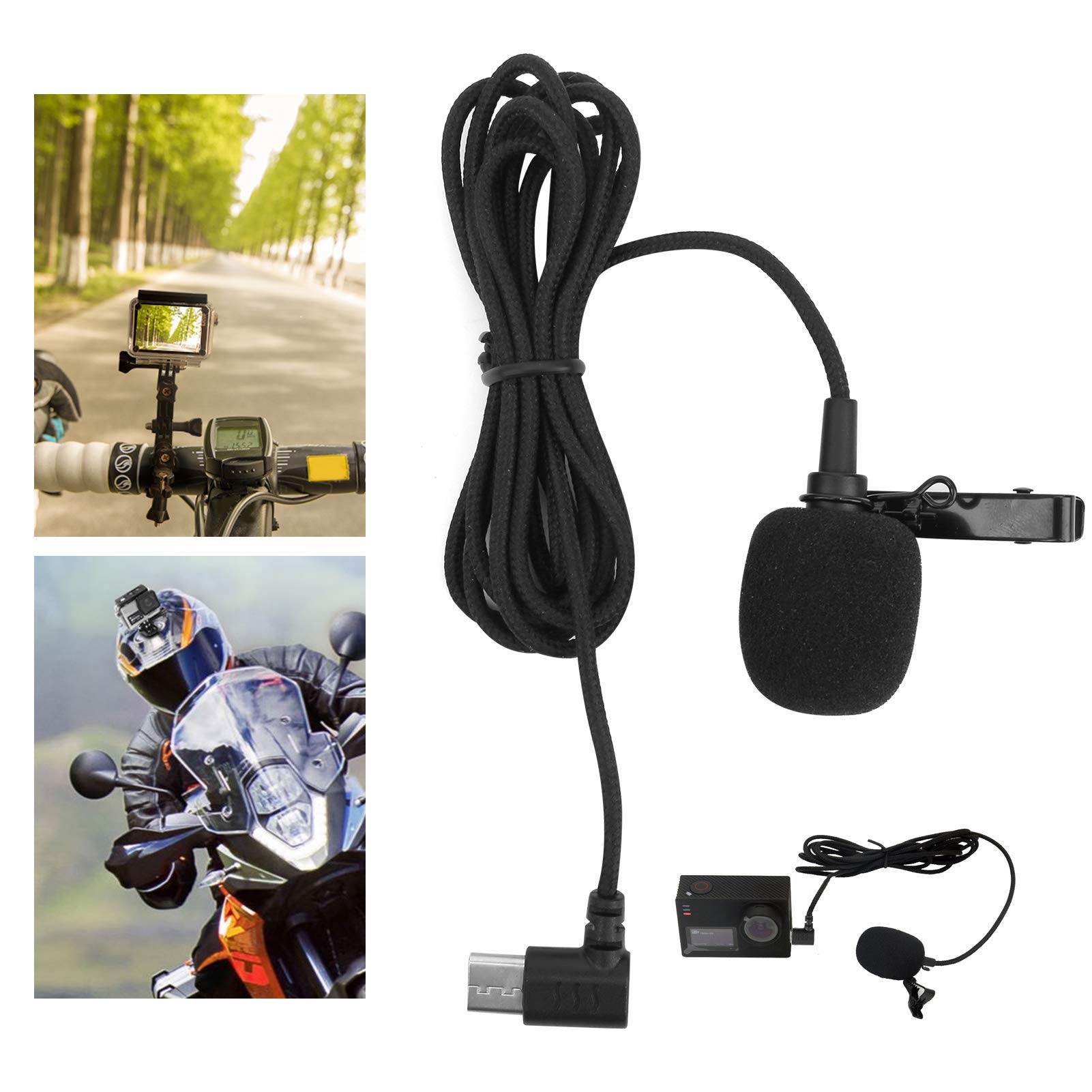 CHICIRIS Microphone, Action Camera Microphone, Microphone Fit for Action Camera Accessory Microphone