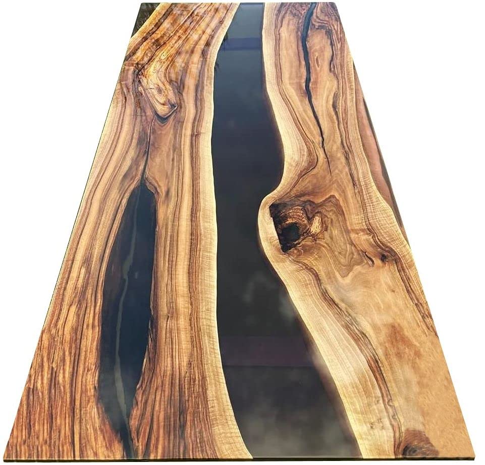 Epoxy Table, Live Edge Wooden Table, Epoxy Resin River Table, Natural Wood, Dining Table, Natural Epoxy Table, Resin Table