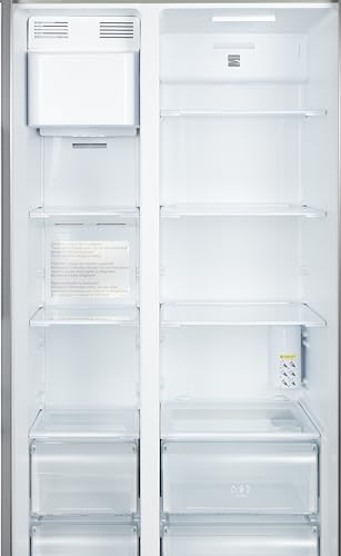 Kenmore 46-51805 Counter-Depth Side Refrigerator/Freezer with Stainless Steel, Water Dispenser, Ice Maker, Quiet and Energy Efficient Inverter Compressor, 36 Inch