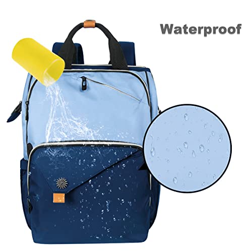 Hap Tim Laptop Backpack for Men&Women, Computer Backpack, College Backpack, Laptop Bags, Womens Travel Backpack, Birthday Gifts for Women&Men(7651-BL)