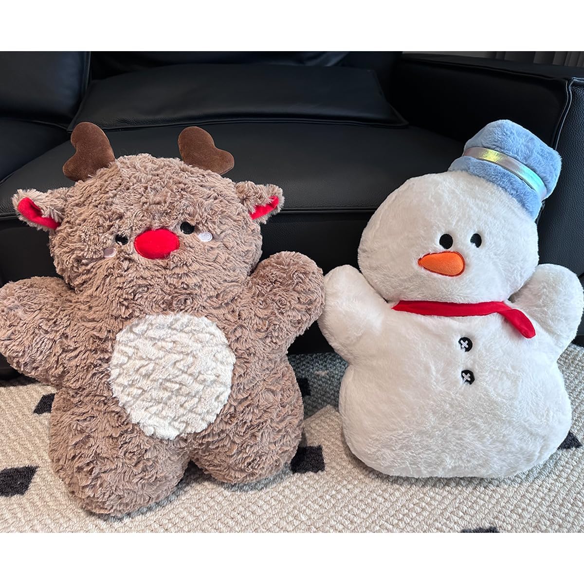 Goylmc Christmas Reindeer Plush Pillow - 19.7" Elk Stuffed Animal- Home Christmas Decoration Gift