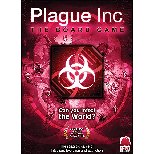 Plague Inc. Board Game (Base Game) | Strategy Board Game for Adults and Teens | Fun Game for Game Night | Ages 14 and up | 1-4 Players | Average Playtime 60-90 Minutes | Made by Ndemic