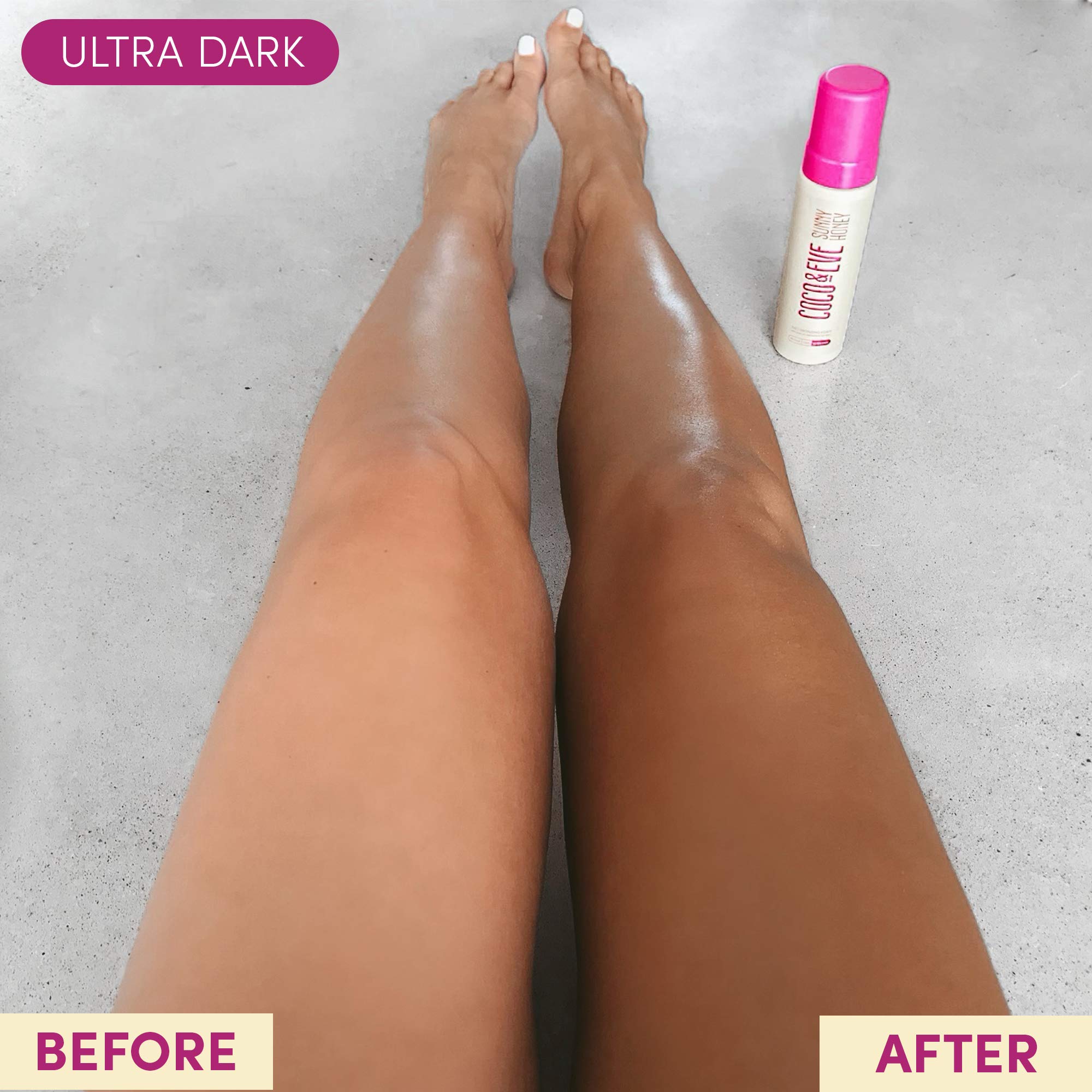 Coco & Eve Sunny Honey Bali Bronzing Deluxe Vegan Kabuki Self Tanner Brush