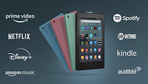 Fire 7 Tablet (7" display, 32 GB, without Special Offers) - Black + Kindle Unlimited (with auto-renewal)