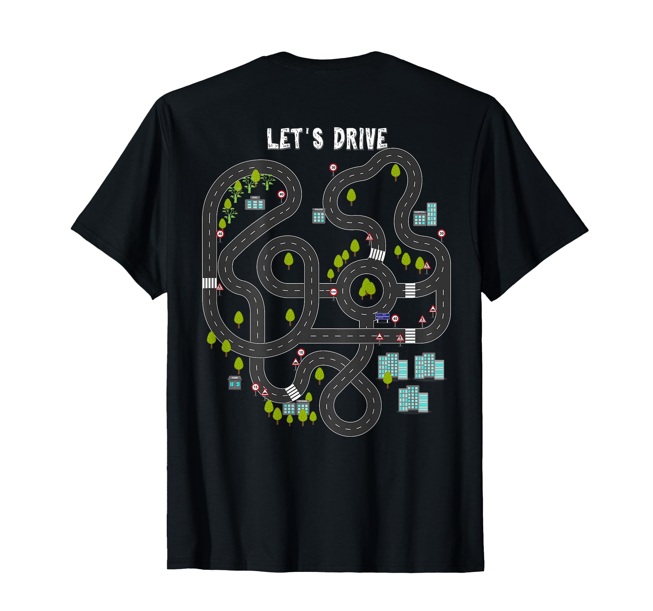 Play Cars on Daddys Back Gift for Dad Massage T-Shirt