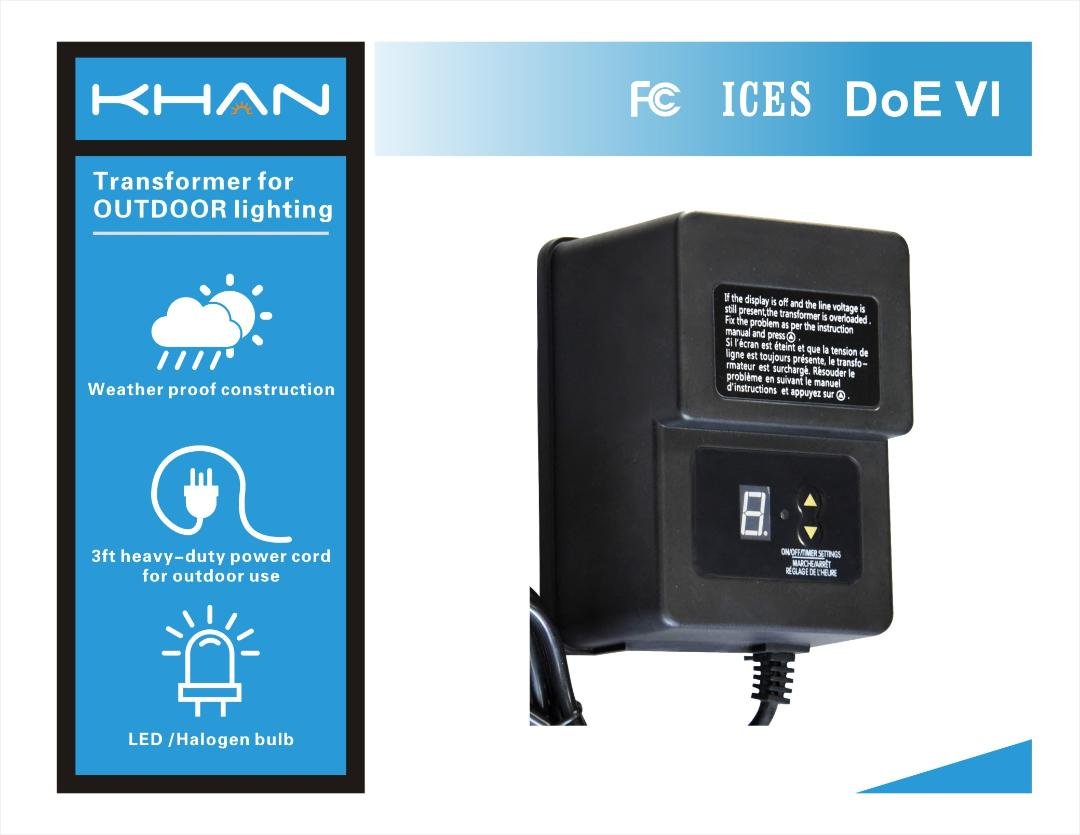 Khan Tech KH-120T 120W Low Voltage Transformer 12VAC (120w)