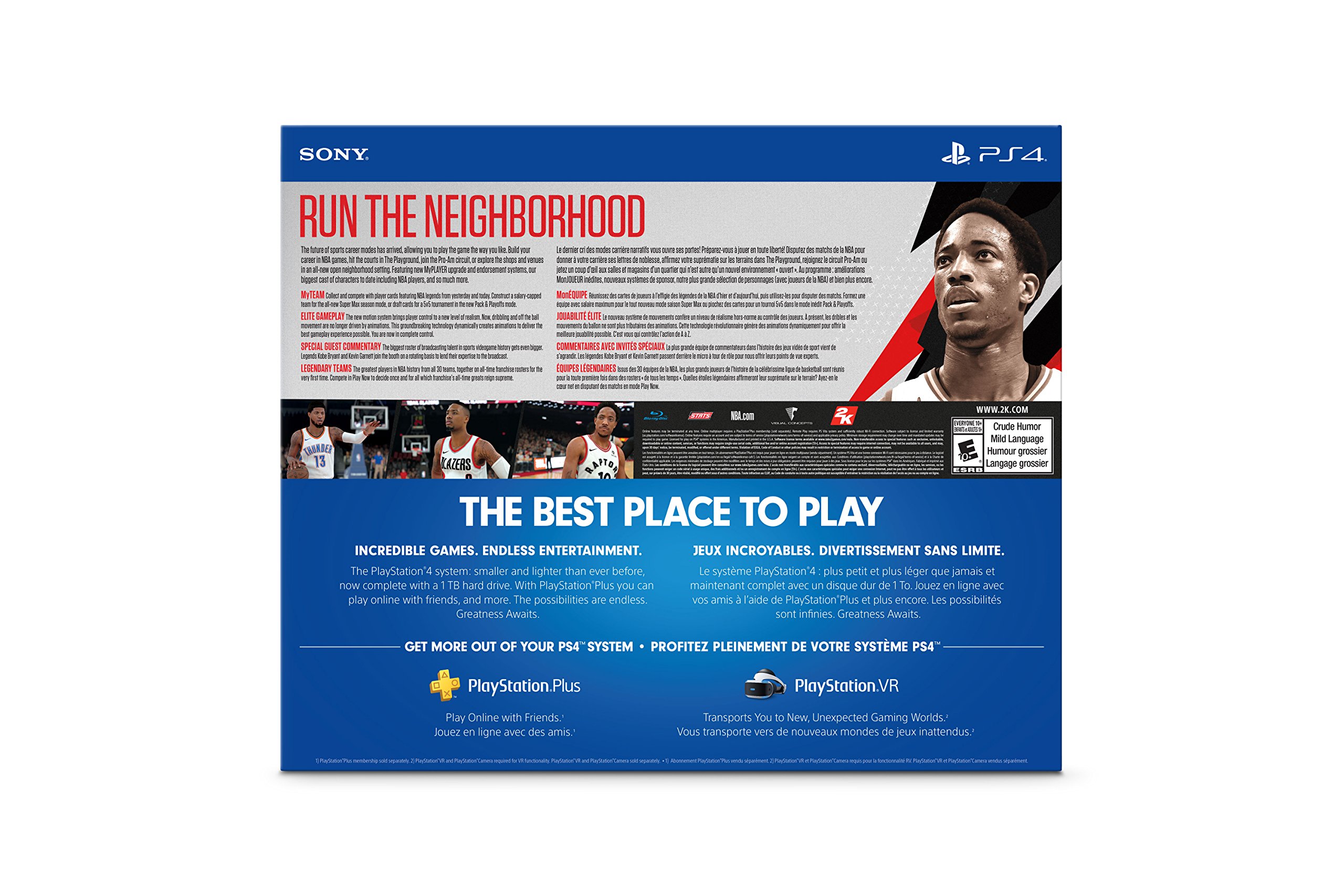 Playstation 4 1TB Slim - NBA 2K18 Bundle Edition