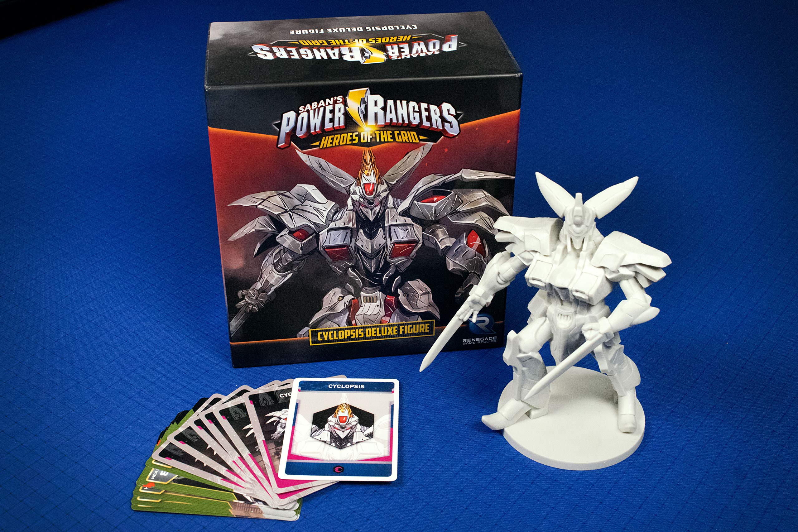 Renegade Game Studios Power Rangers: Heroes of The Grid Cyclopsis Deluxe Figure, Giant-Scale Miniature.