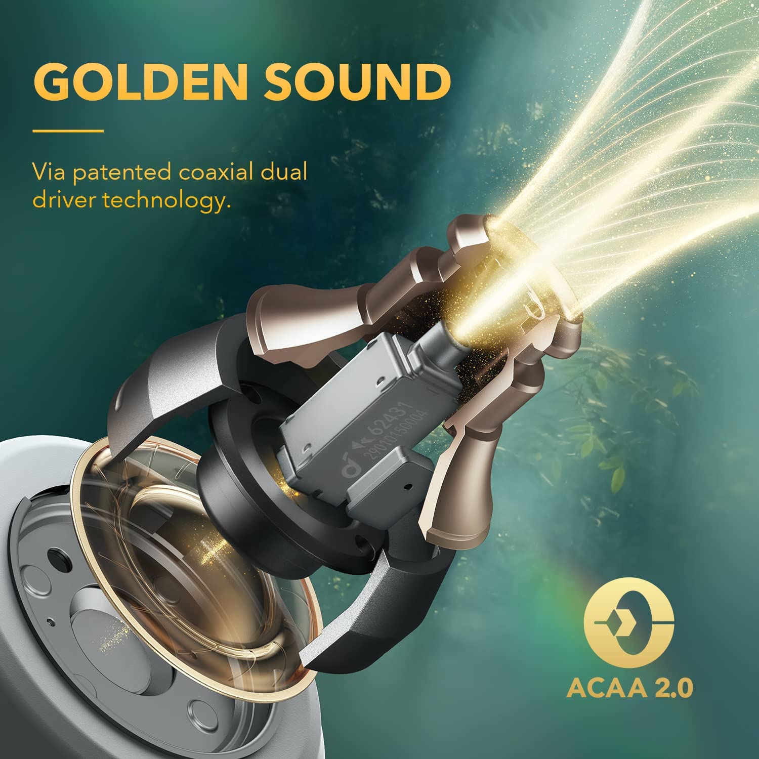 Soundcore by Anker Liberty 3 Pro Noise Cancelling Earbuds, True Wireless Earbuds with ACAA 2.0, HearID ANC, Fusion Comfort, Hi-Res Audio Wireless, 6 Mics for Calls, 32H Playtime (Renewed)