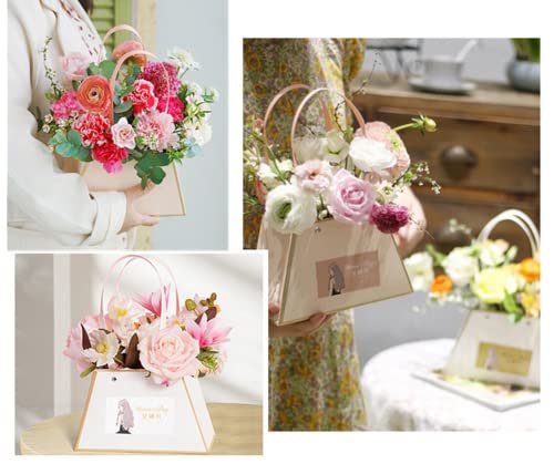 XICHEN 6 Counts/Colors flower gift bag,Florist Bouquet Supplies,DIY Crafts,Gift Packaging or Gift Box Packaging, Waterproof Floral Wrapping