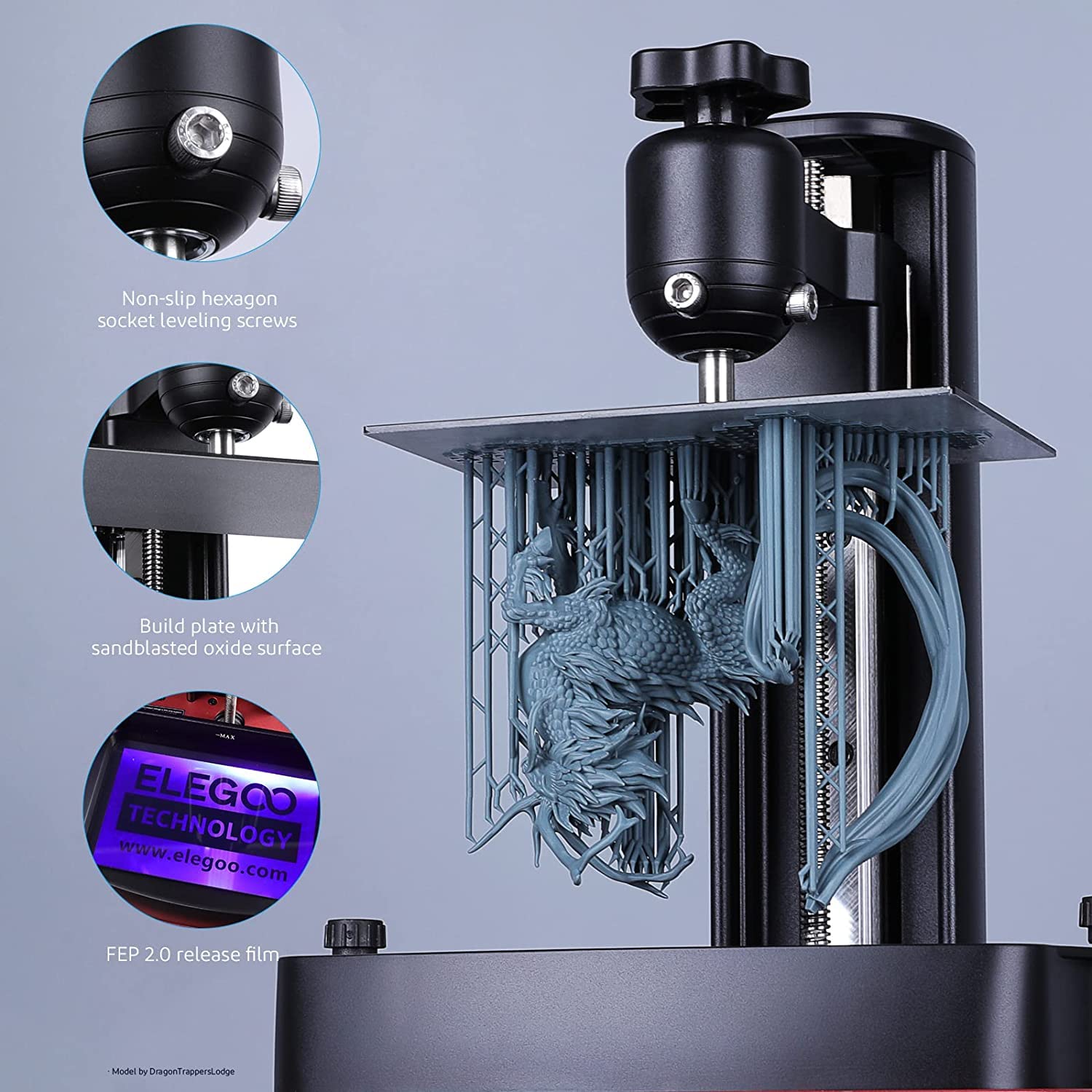 ELEGOO Mars 3 Pro Resin 3D Printer and ELEGOO Mercury X Bundle Wash and Cure Machine