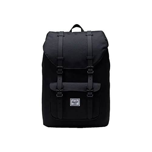 Herschel Supply Co. Little America Mid-Volume Black/Black Rubber One Size