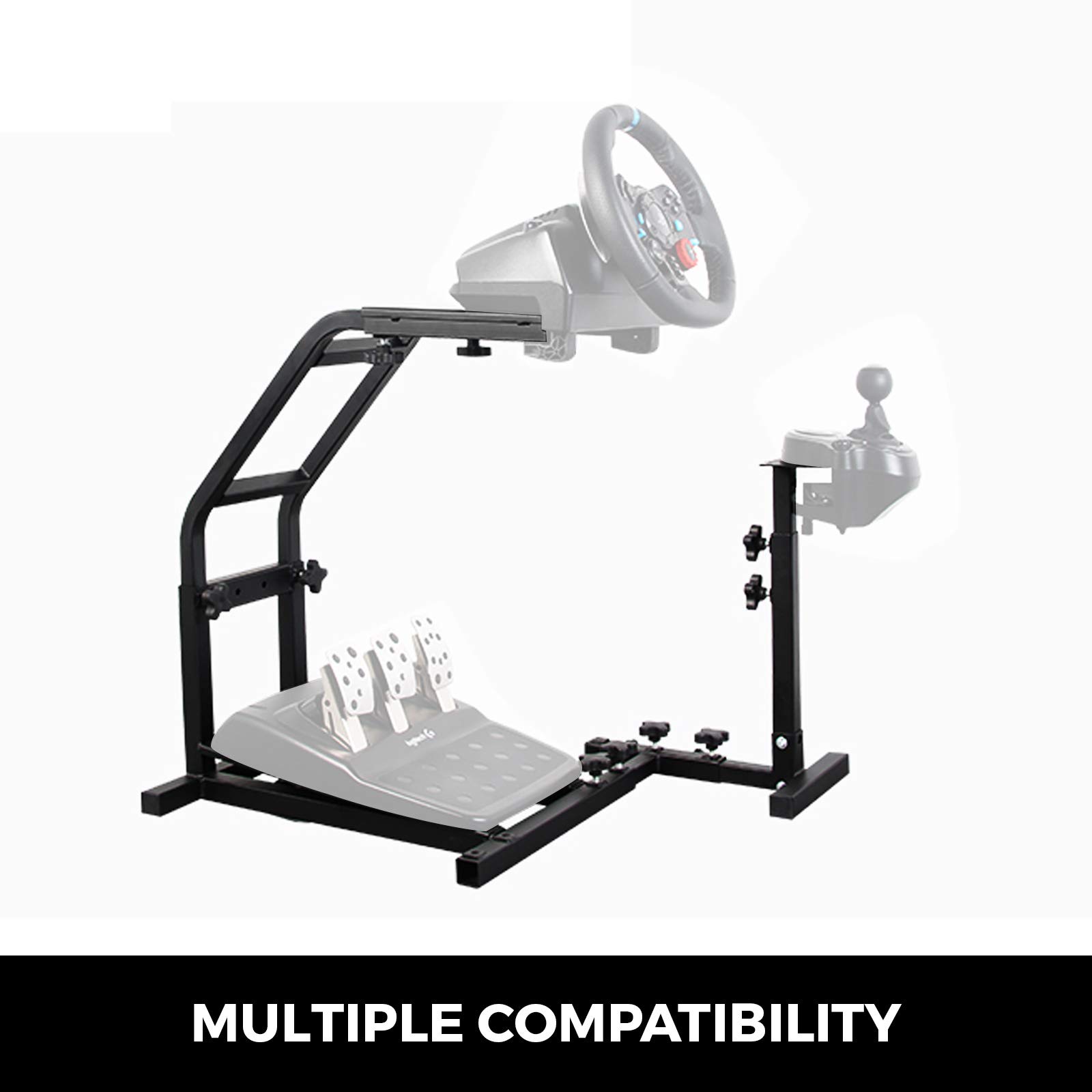 VEVOR G29, G27 and G25 Racing Simulator steering stand GT Racing Simulator steering stand, wheel support and pedal not included