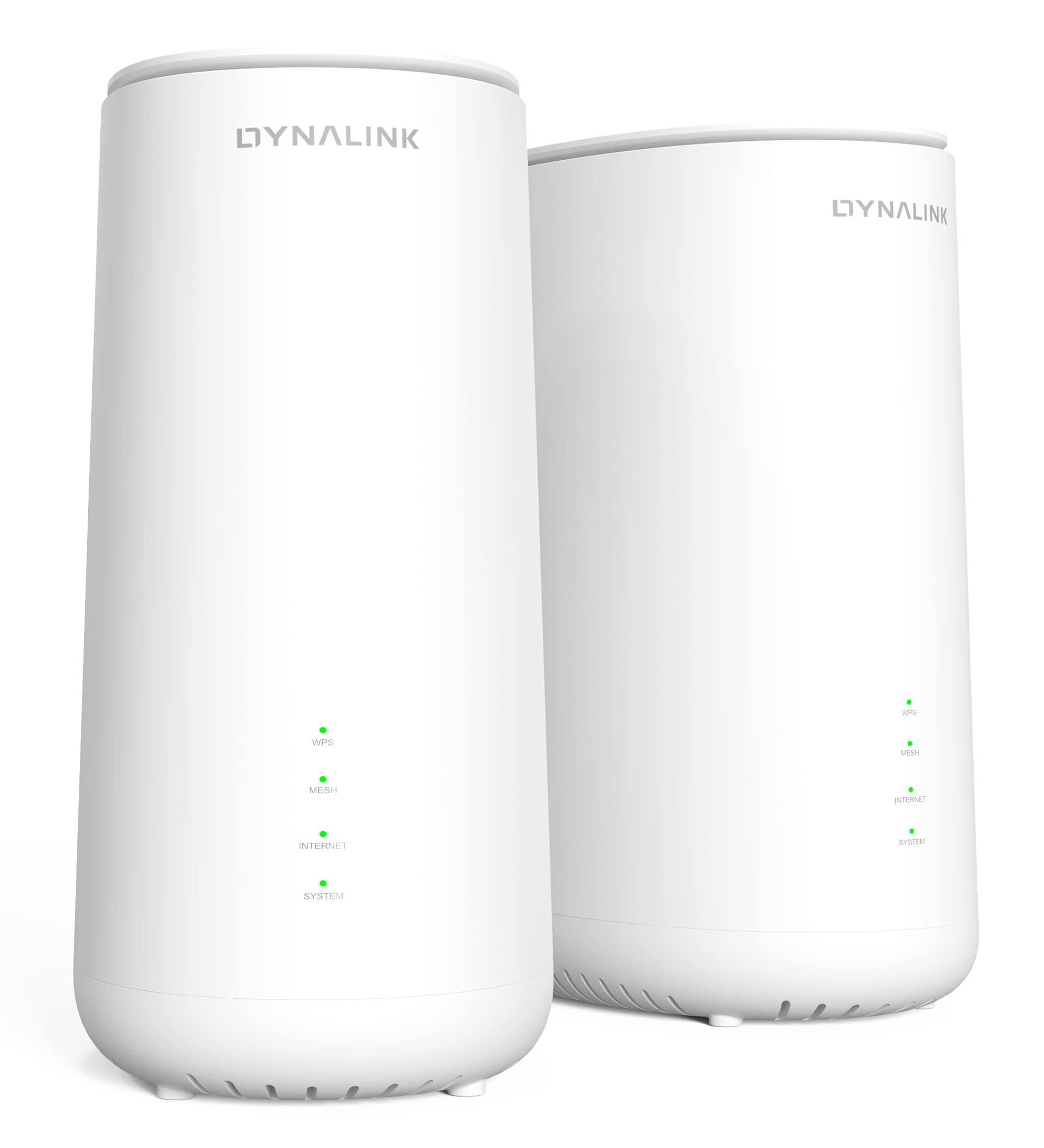 Dynalink AXE10200 Tri-Band WiFi 6E Whole Home Mesh System(DL-WME38) New 6GHz Band Support 10-Streaming,Speed Up to 10.2Gbps, Up to 6,000 sq.ft, 200 Devices, Gigabit Ports, Parental Controls, 2 Routers