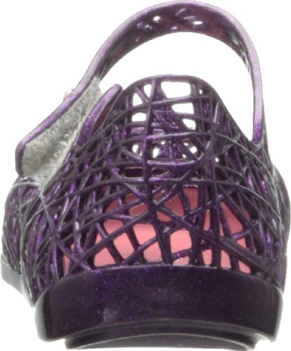Mini Melissa Mini Campana Zig Zag IX Mary Jane Sneaker (Toddler),Purple,6 M US Toddler