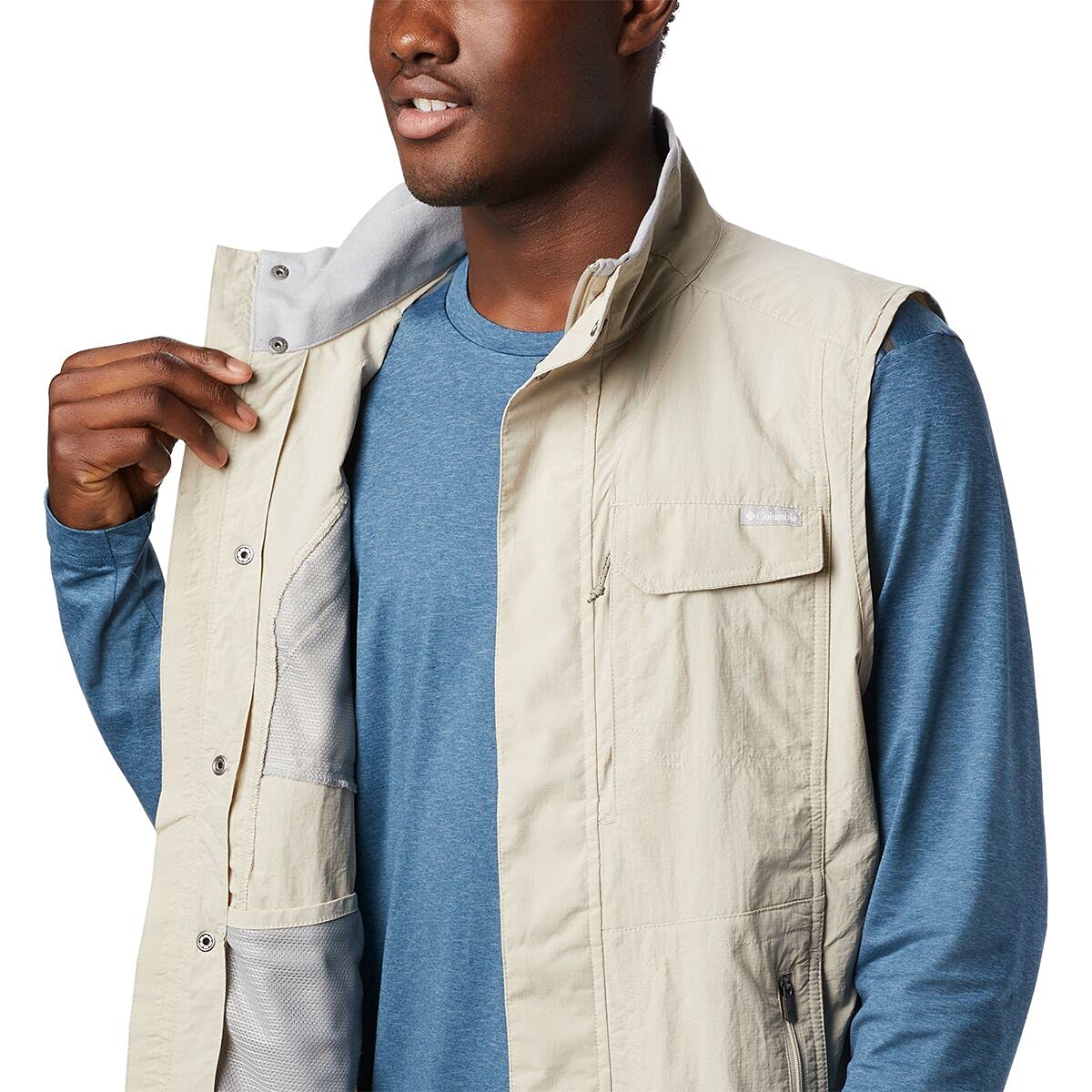 Columbia Silver Ridge II Vest Fossil 1 LG