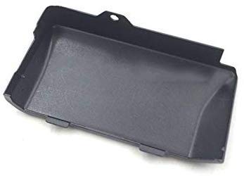 Replacement Battery Cover Lid Door Battery Case for Gameboy Micro GBM Console (Black)