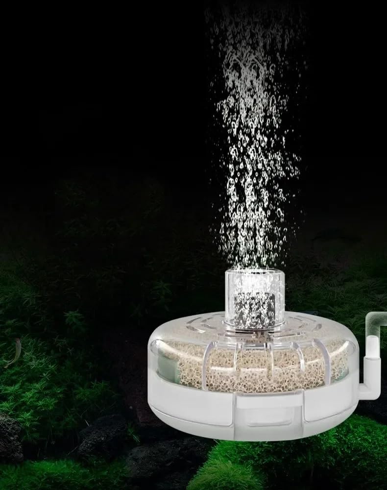 HEPBAK Water Goblin Aquarium Sponge Fish Tank Filter Biological Filtration Ultra-Thin Oxygenated Water Filter Fish Aquatic Pet Supplies (Color: S)