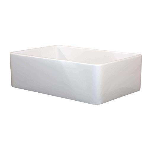 Fireclay sink, 33" Apron Front Farmhouse Kitchen Sink. Solid (Not Hollow.)