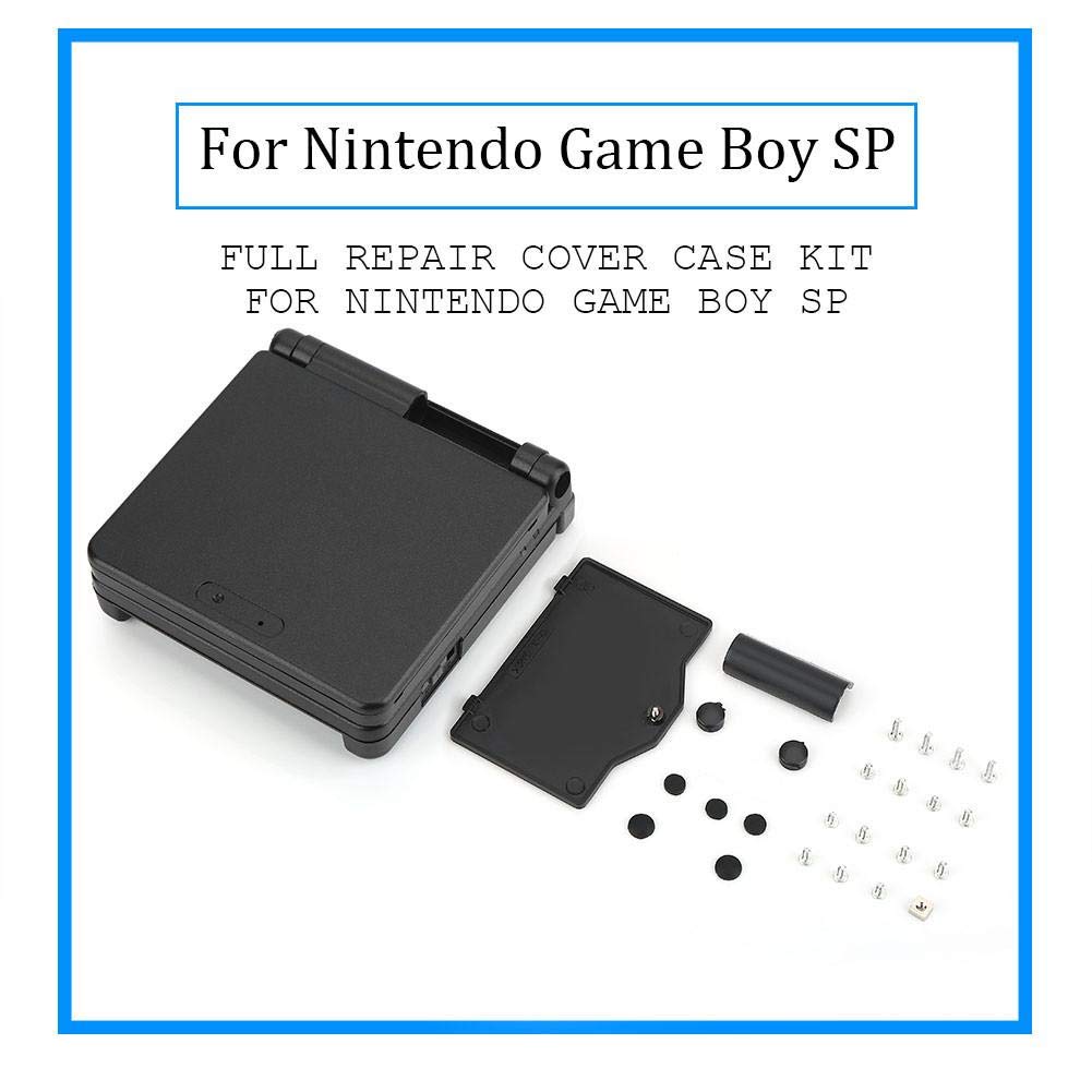 Replacement Case Cover for SP with Assemble Parts Kit, Portable Full Repair Cover Case Kit for Gaming Gamepad. 8 * 8 * 2.5cm