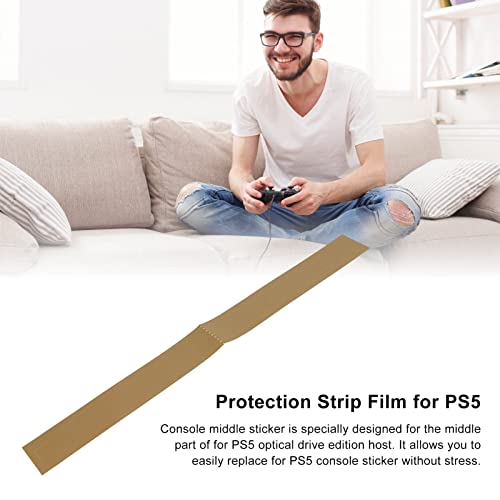 Console Middle Sticker, Keep Clean Console Middle Skin Integral Console Center Part Scratchproof for Optical Drive Edition Host