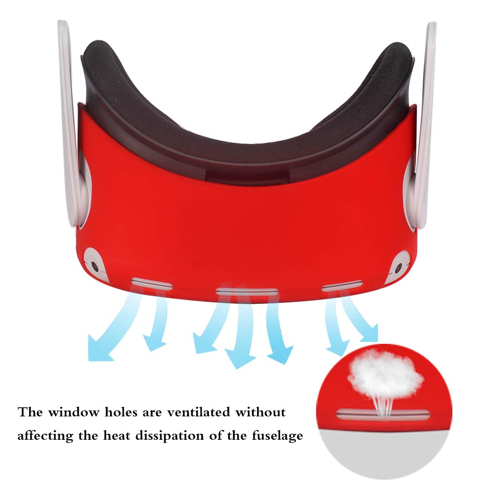 Vakdon Portable Hard Case for Nebula Anker Capsule 3 Laser, Charger and Other Accessories, Waterproof, Dustproof and Shockproof (Red)