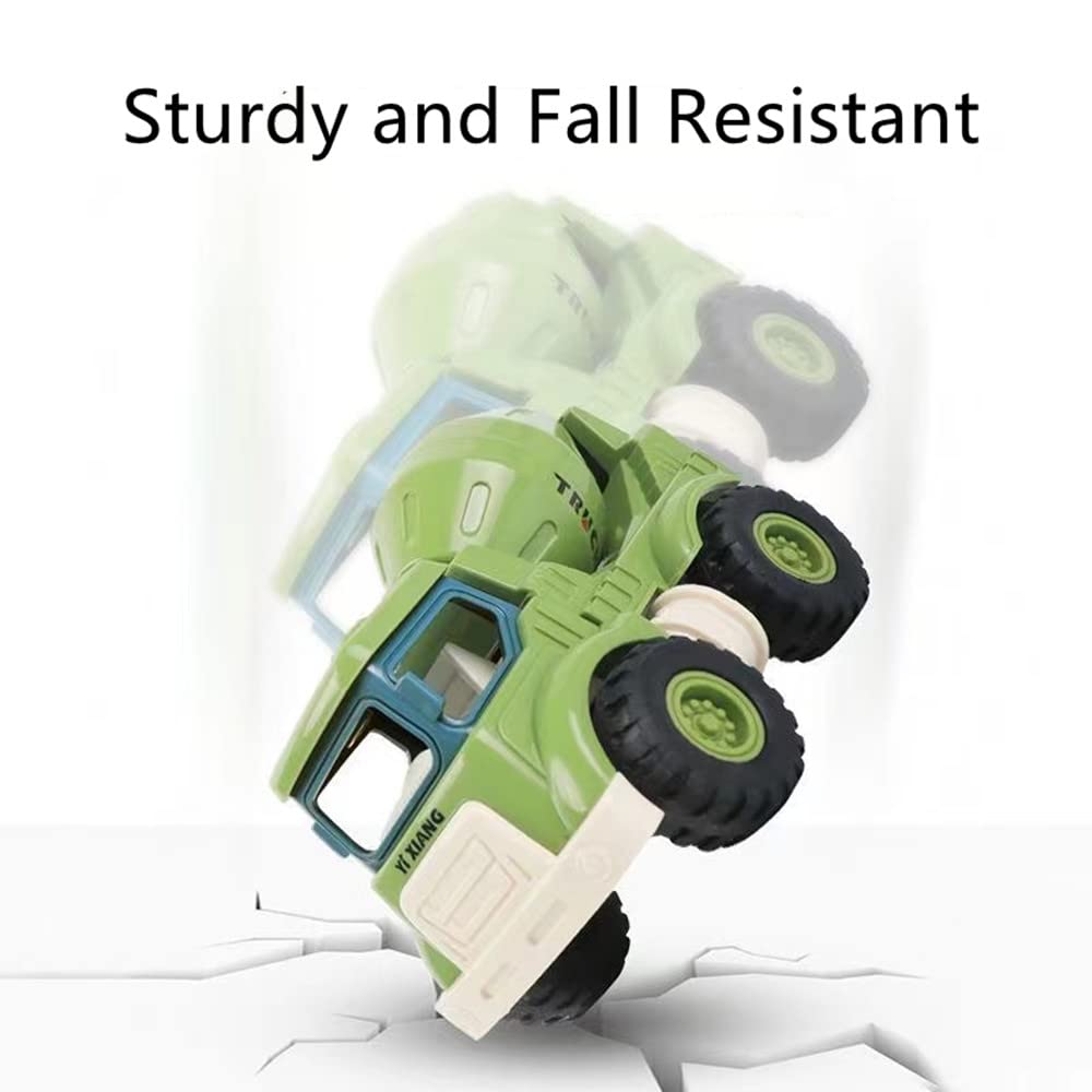 Construction Vehicle Toys Plastic Construction Excavator Tractor Dump Truck Play Cars Toy Trucks for Boys(4 Packs)