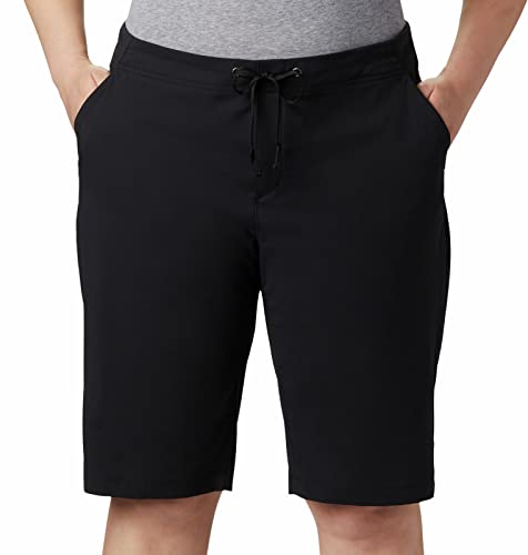 Columbia Women's Anytime Outdoor Long Short Shorts, black, 10x13