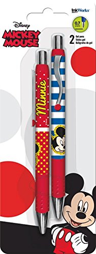 Minnie Mouse Mini Backpack for Toddler Girls - Bundle with 12โ Minnie Mouse Mini School Bag, Minnie and Mickey Pens, More | Minnie Mouse School Backpack for Girls
