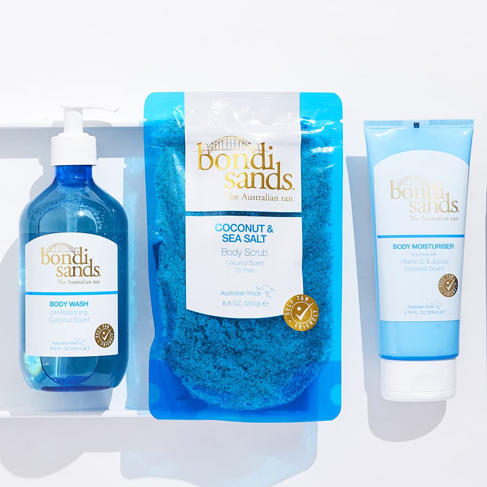 Bondi Sands Body Wash | pH Balanced Formula Helps Prolong Your Tan and Gently Cleanses + Softens with Aloe Vera and Coconut | 17 Oz/500 mL…