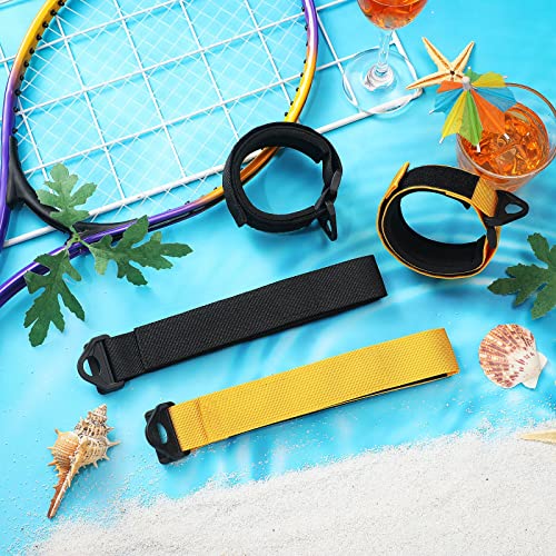 Civaner 4 Pieces Boat Floating Wrist Strap Floating Lanyard Wrist Strap for Kids Adjustable Wrist Safety Strap Float Neoprene Wristbands for Sports Accessories, 14 x 1.18 Inches