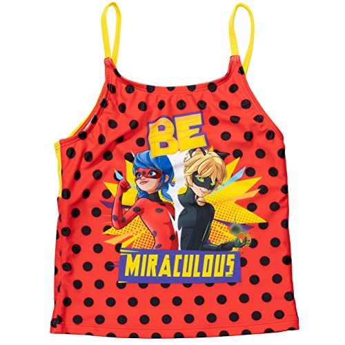 Miraculous Cat Noir Ladybug Big Girls 4 Piece Swimsuit Set 14-16
