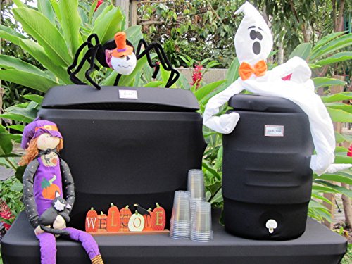 Classy Cooler Covers 5 Gallon Drink Dispenser - Black