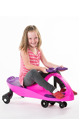 PlasmaCar The Original by PlaSmart โ Pink/Purple โ Ride On Toy, Ages 3 yrs and Up, No Batteries, Gears, or Pedals, Twist, Turn, Wiggle for Endless Fun