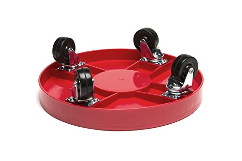 Slim Beer Keg Dolly Sturdy Rolling Cart for Keg Transportation and Storage of Slim Quarter Barrel Kegs