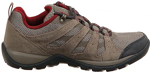 Columbia Women's Redmond V2 Waterproof, Pebble/Beet, 12