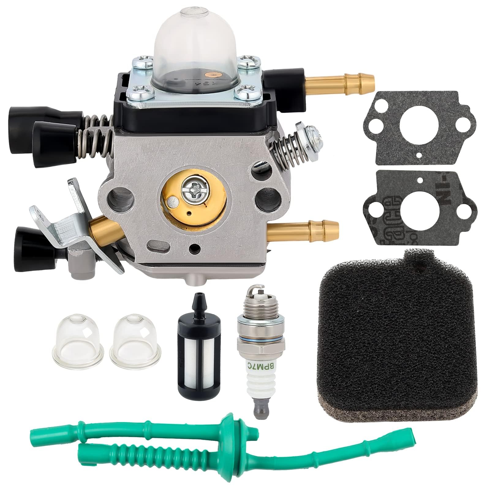 Butom BG55 Carburetor for Stihl BG 55 BG85 BG 85 BG65 SH85 SH55 BG45 SH85C BG55Z BG46 Leaf Blower 42291200606 Zama C1Q-S68G C1Q-S68 Carburetor with filter maintenance kit
