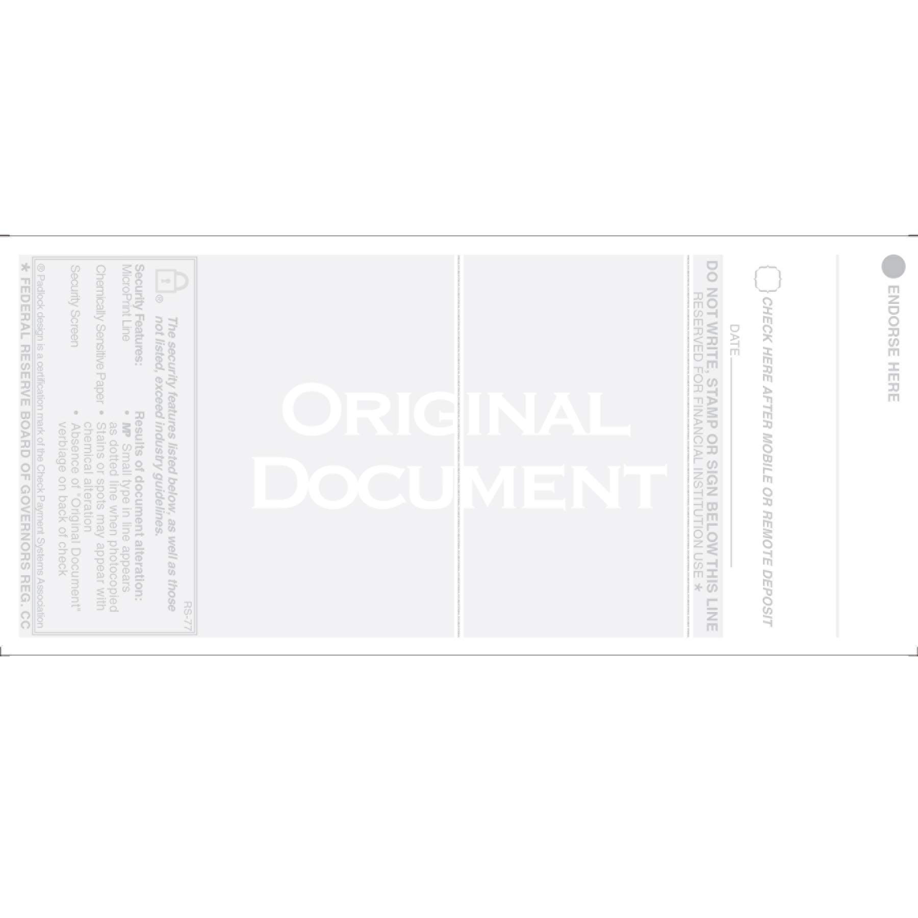 CheckSimple 3-Per-Page Business Checks, Unlined Checks - Compatible with Intuit QuickBooks Software (250 Qty) - Custom