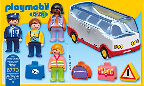 Playmobil 1.2.3 Airport Shuttle Bus