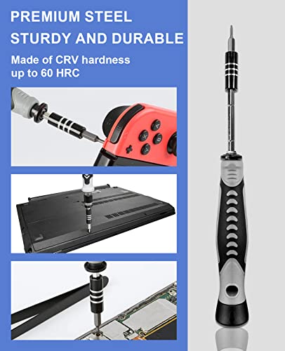 Precision Screwdriver Set 130IN1: Easytime Small Screwdriver Kit- Mini Screwdriver Repair Tool Kit for PC Electronics Computer Laptop iPhone Mac PS5 Game Console Eyeglass Toys DIY
