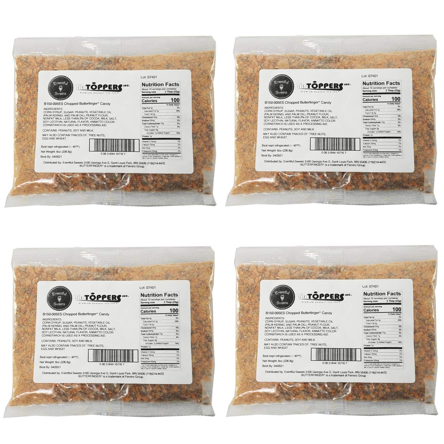 Butterfinger Chopped Candy 2 LBS